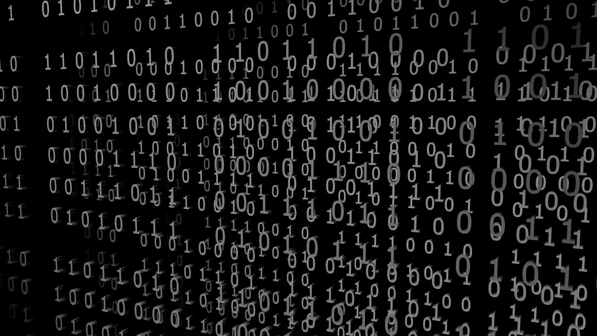 Gray Binary Codes Moving In A Loop 3d Rendering 58 Off