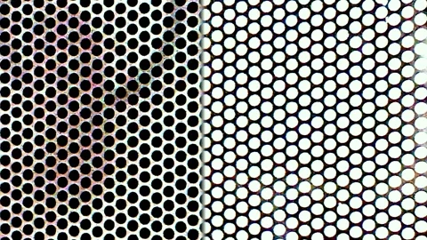 Gray perforated dot grid overlay with ge... | Stock Video | Pond5