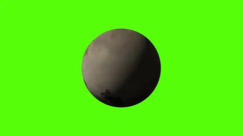 gray planet on green screen background 4... | Stock Video | Pond5