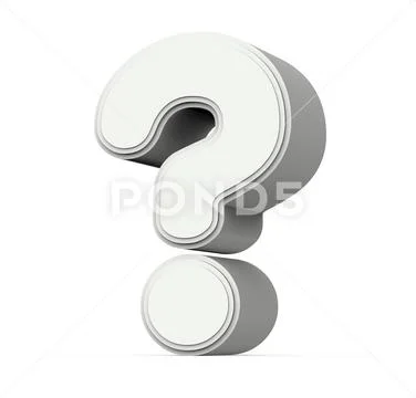 Gray question mark ~ Clip Art ~ Download Now #78249115