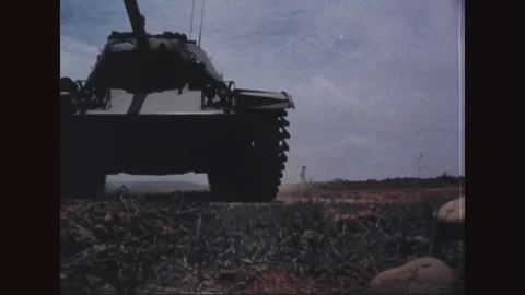 GRC cadets learn to operate military tan... | Stock Video | Pond5