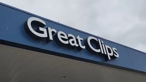 Great Clips Haircut Signage Hair Style B... | Stock Video | Pond5