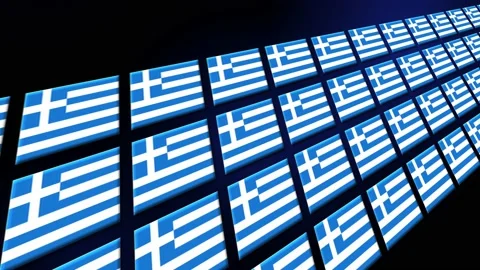 Greece Flag Animated Background 3d Anima... | Stock Video | Pond5