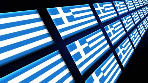 Greece Flag Animated Background 3d Anima... | Stock Video | Pond5