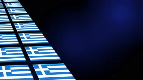 Greece Flag Animated Background 3d Anima... | Stock Video | Pond5