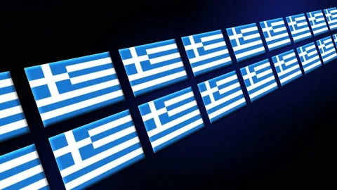 Greece Flag Animated Background 3d Anima... | Stock Video | Pond5