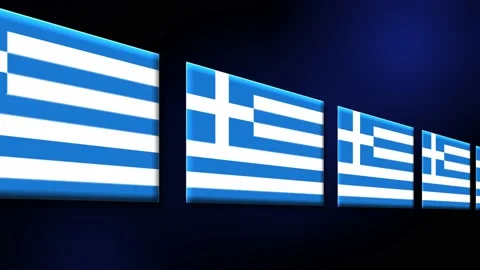 Greece Flag Animated Background 3d Anima... | Stock Video | Pond5