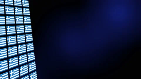 Greece Flag Animated Background 3d Anima... | Stock Video | Pond5