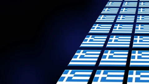 Greece Flag Animated Background 3d Anima... | Stock Video | Pond5
