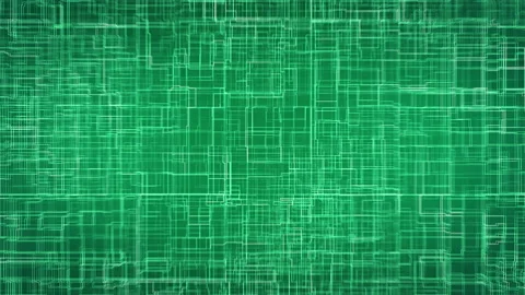 Green 3D Geometric Patterns Loop Up Anim... | Stock Video | Pond5