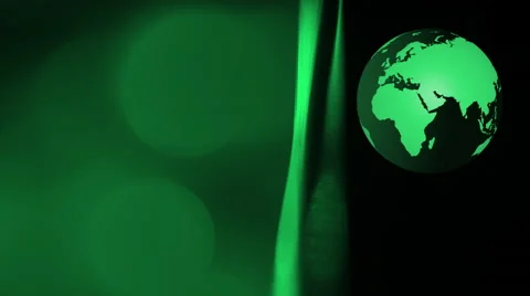 Green abstract ecology world background ... | Stock Video | Pond5