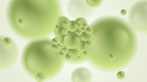 Green abstract molecule video animation | Stock Video | Pond5