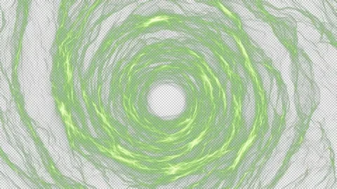 Green abstract portal vj loop on alpha b... | Stock Video | Pond5