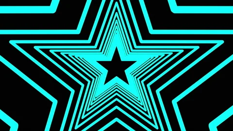 green abstract star animation | Stock Video | Pond5