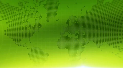 Green abstract World Map Background | Stock Video | Pond5