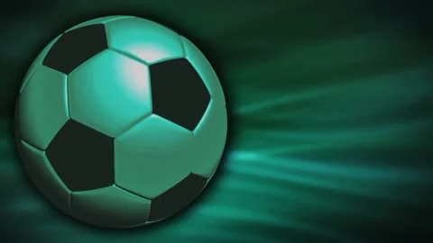 Green And White Football Animation | Stock Video | Pond5
