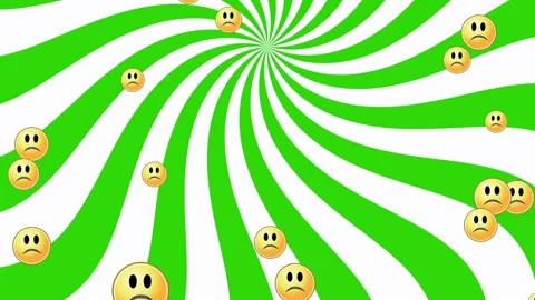 Green Animated Background Smiley Emotico... | Stock Video | Pond5