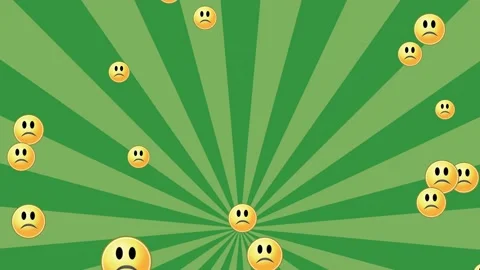 Green Animated Background Smiley Emotico... | Stock Video | Pond5