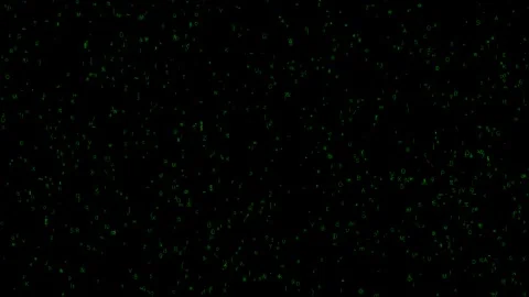 green ascii characters on black backgrou... | Stock Video | Pond5