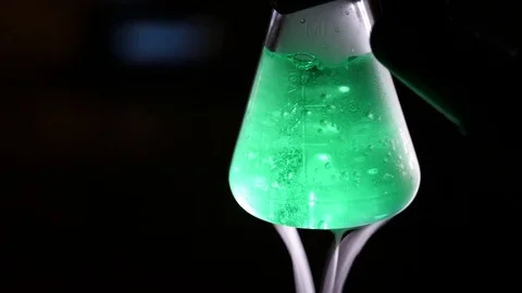 Bubbling Beaker Stock Video Footage | Royalty Free Bubbling Beaker ...