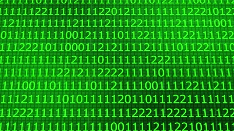Green Binary Code Background, with chang... | Stock Video | Pond5