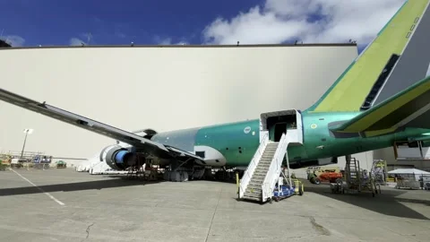 Boeing Factory Stock Footage ~ Royalty Free Stock Videos | Pond5