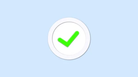 Animated Checkmark Stock Footage ~ Royalty Free Stock Videos | Pond5