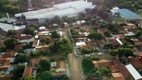 Green city, road and a sunny view | Stock Video | Pond5