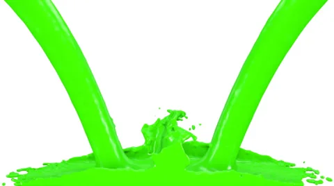 green color filling up screen, alpha cha... | Stock Video | Pond5