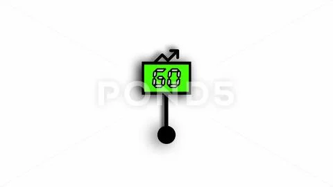 Green color go sign icon on a white abstract background. ~ Clip Art ...