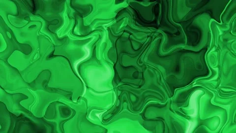 Green color liquid animated | Stock Video | Pond5