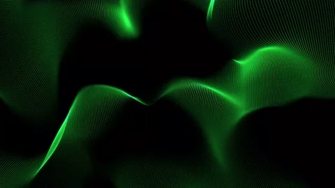 Green color trapcode form wave backgroun... | Stock Video | Pond5