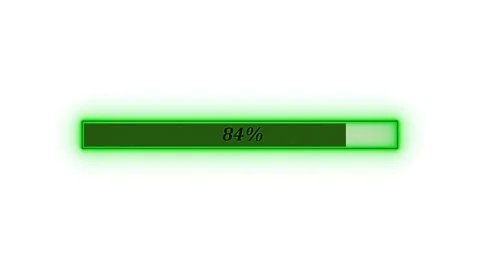 Green color waiting loading bar animatio... | Stock Video | Pond5