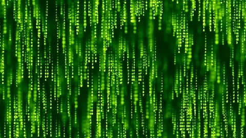 Green computer code on the screen. Loopa... | Stock Video | Pond5