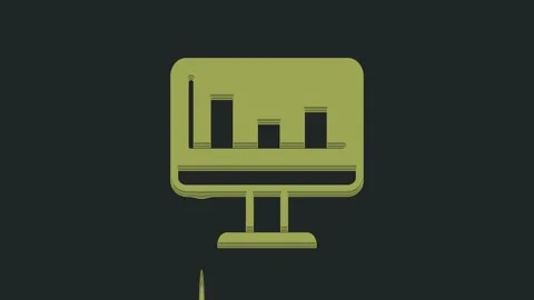 Computer Monitor Icon Stock Footage ~ Royalty Free Stock Videos | Pond5