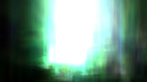 Green flame burning in aurora background... | Stock Video | Pond5