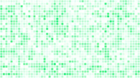 Green floating cyber squares on white ba... | Stock Video | Pond5