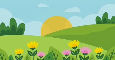 Animated Garden Background Images