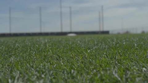Green grass on baseball field outfield e... | Stock Video | Pond5