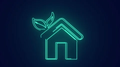 green homes development with sustainable... | Stock Video | Pond5