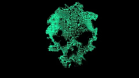 Skull Green Screen Stock Footage ~ Royalty Free Stock Videos | Pond5