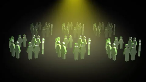 green human symbol silhouette icon commu... | Stock Video | Pond5