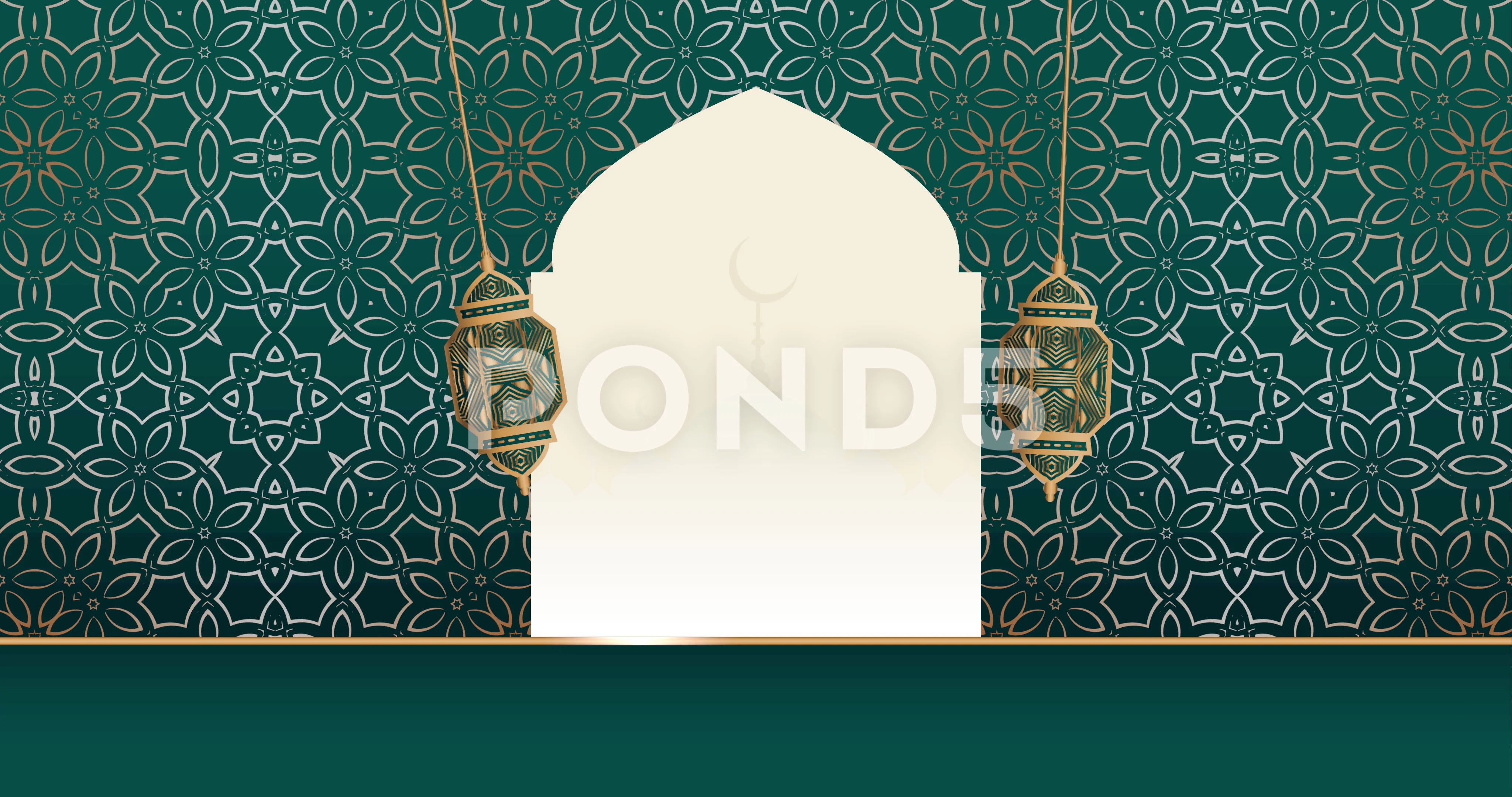 Islamic Background Green