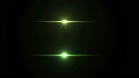 Green light lens flare on black backgrou... | Stock Video | Pond5