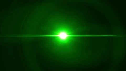 Green light lens flare on black backgrou... | Stock Video | Pond5
