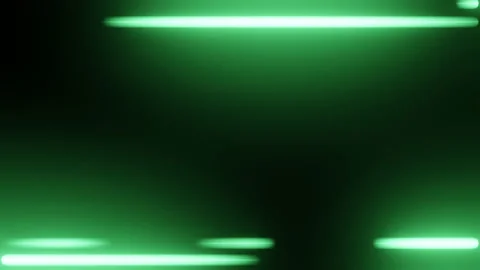 green light streaks, bright neon rays, t... | Stock Video | Pond5