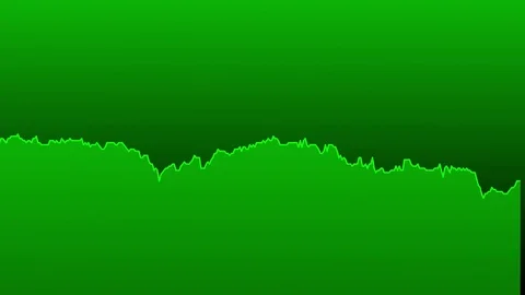 green line graph on green background cha... | Stock Video | Pond5