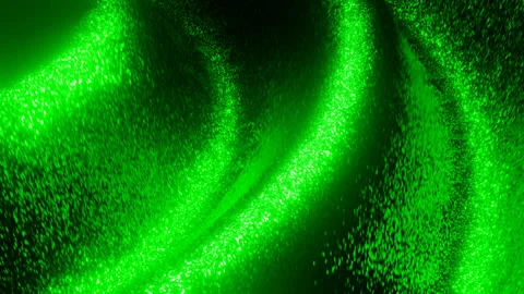 Green Magic Waves Background Loop Animat... | Stock Video | Pond5