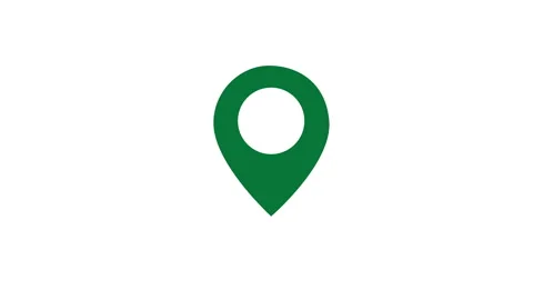 Green map location pin symbol motion gra... | Stock Video | Pond5