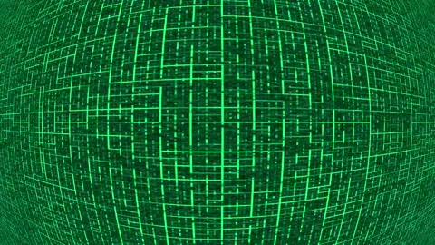 Green matrix animated motion background ... | Stock Video | Pond5